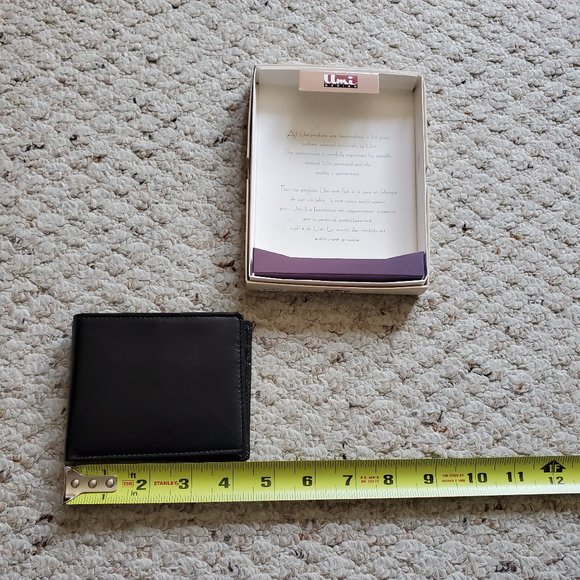 Umi | Bags | Umi Classic Black Leather Wallet | Poshmark